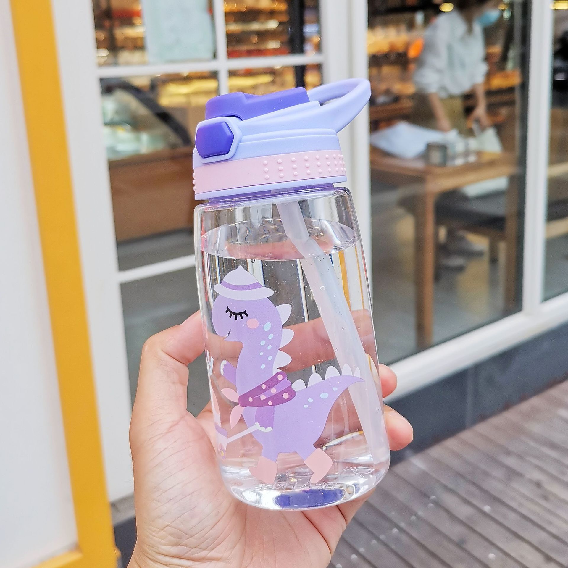 Buy Wholesale China 480ml Cute Water Cup Straw Children Water Bottle ...