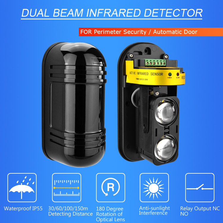 Buy Wholesale China Detecting Distance 150m Waterproof Two Beams Sensor ...