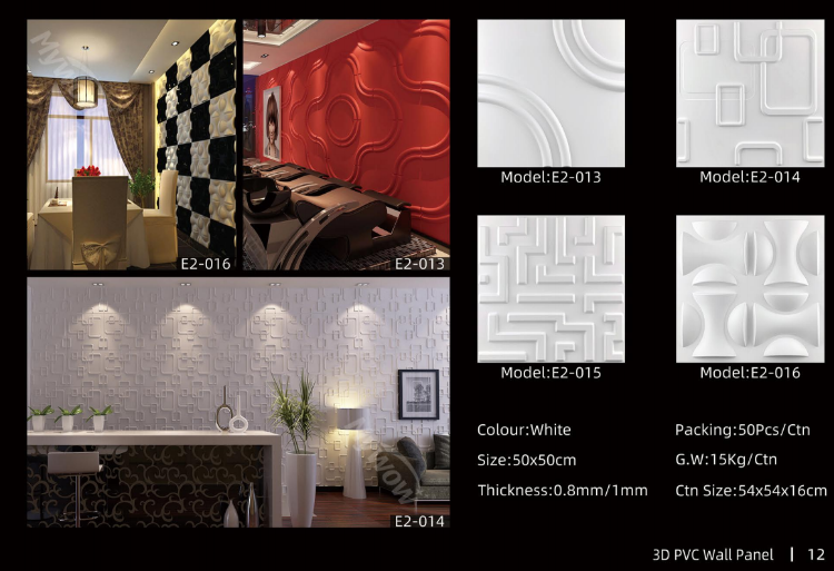Wholesale 3d Pvc Wall Panel For Home Decor - Explore China Wholesale ...