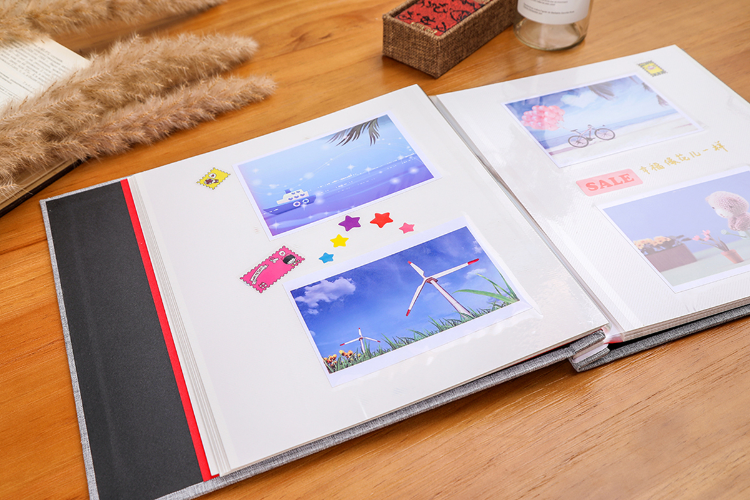 Buy Standard Quality China Wholesale Black Cover Diy Leatherine Book ...