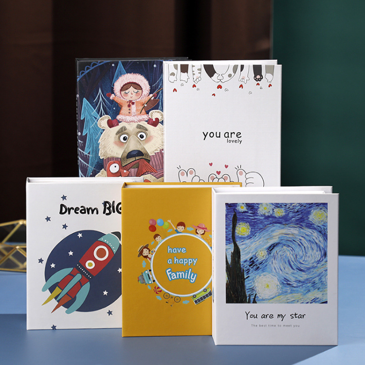 5 Inch 100 Sheets Album Insert Family Photo Album Large Capacity Studio ...