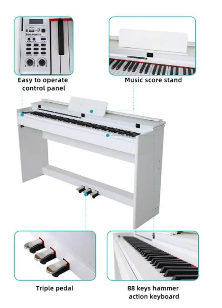 Buy Standard Quality China Wholesale Hotsell Digital Piano Eletronic 88 ...
