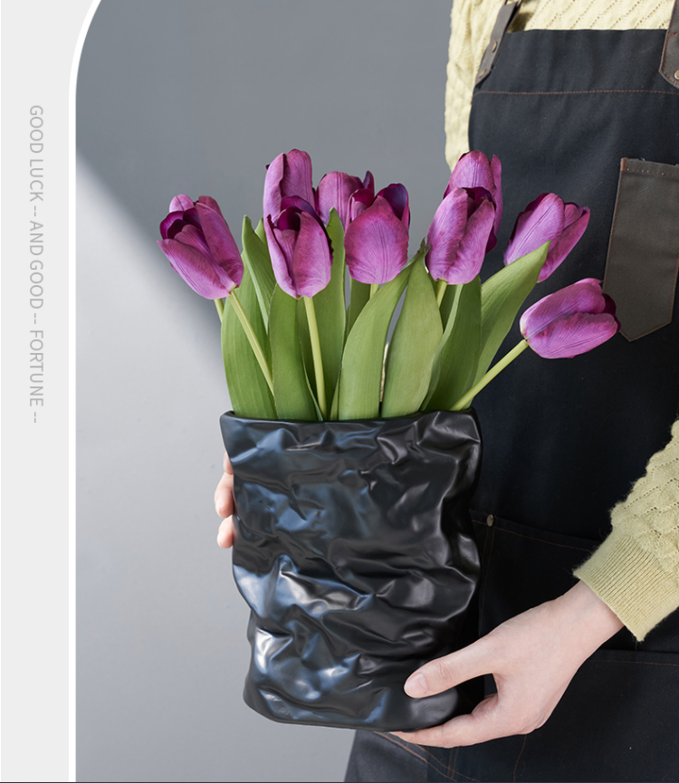 Buy Wholesale China Washproof Kraft Paper Flower Pot Desktop ...