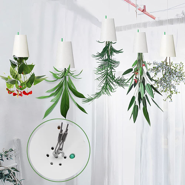 Lnverted Plastic Home Upside Down Planter Sky Pot Office Garden ...