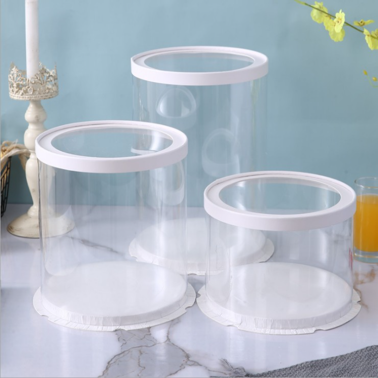 Buy Wholesale China New Factory Price Tall Clear Plastic Round Cake ...