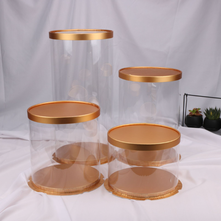 Buy Wholesale China New Factory Price Tall Clear Plastic Round Cake ...