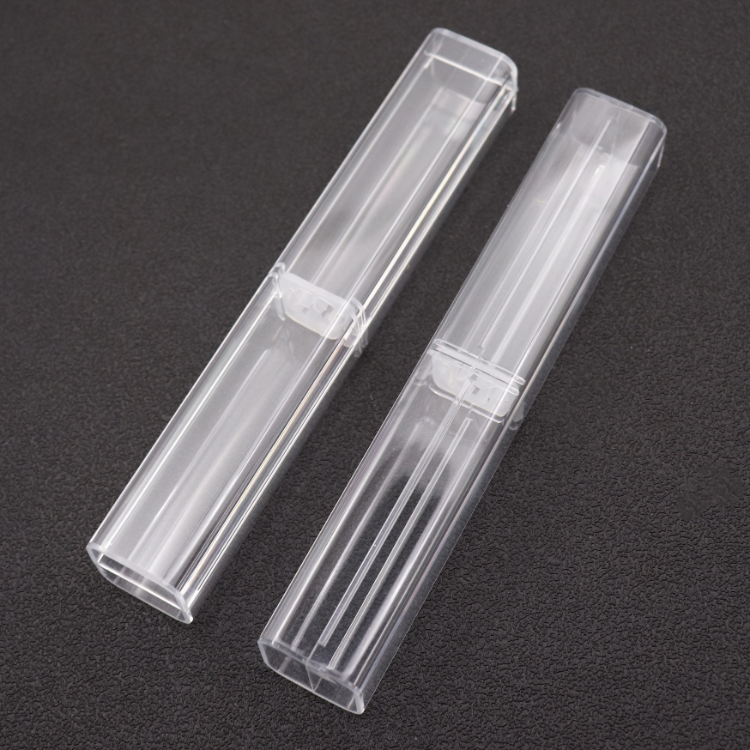 Plastic Clear Acrylic Pen Case Gift Empty Pencil Boxes Pvc Pen Storage ...