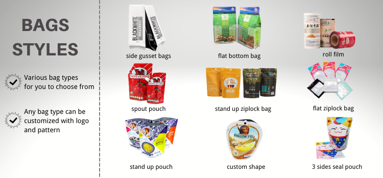 Smell Proof Zip Lock Plastic Food Pouch Three-side Sealing Jewelry ...