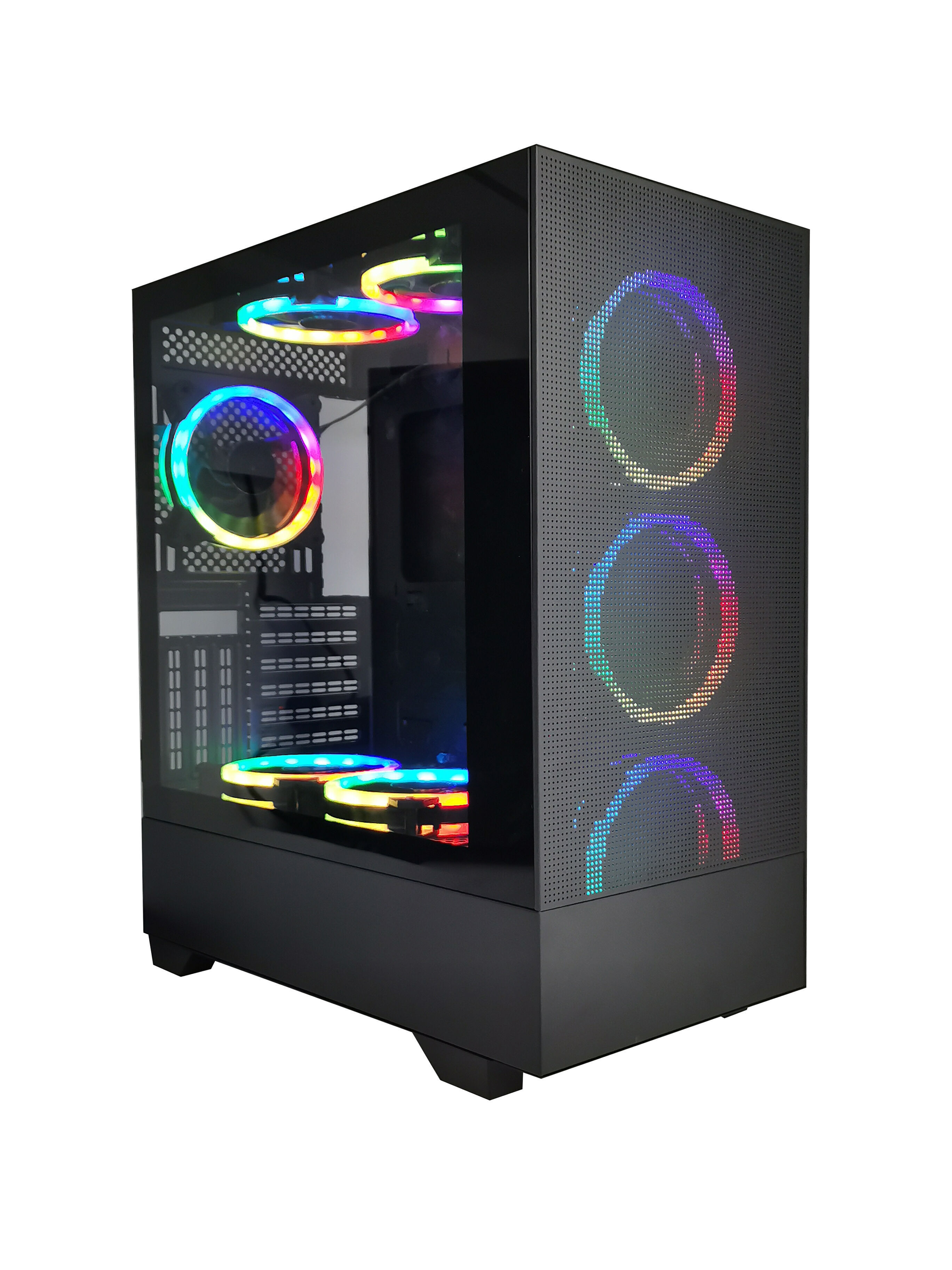 Buy Wholesale China New Black Powder Coating Cases Gaming Computer ...