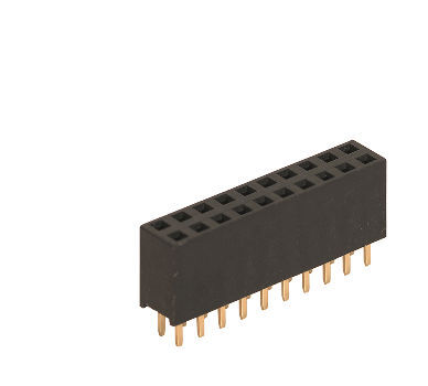 Buy Wholesale Taiwan 2.54mm Female Header, Single Row, 7p, Rohs ...