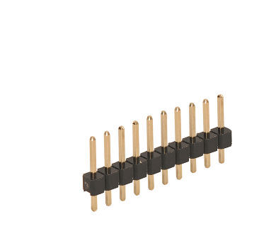 1.27mm Female Header 15p, 1 Row, Rohs Directive-compliant, Female ...
