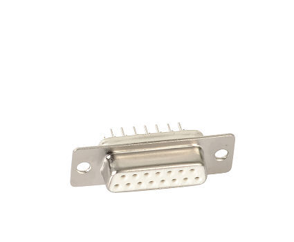 Right Angle D-sub Connectors, Screw Lock Type, 25 Sockets, L=8.1mm ...