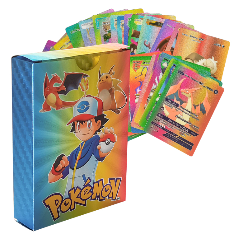 Buy Wholesale China 2023 Best Selling Gold Pokmon Cards 55 Pcs Pokmon ...