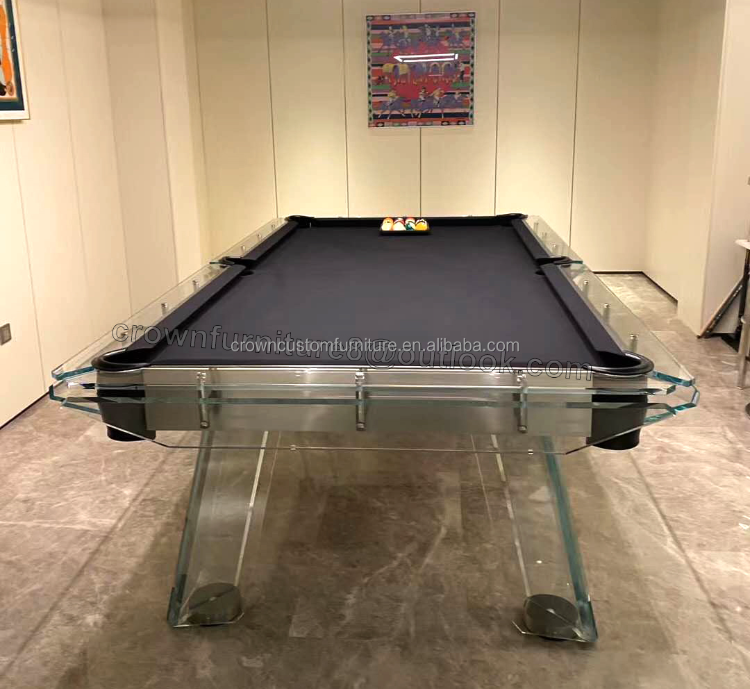 Designer's Latest Design Full Of Futuristic Toughened Glass Table Legs ...