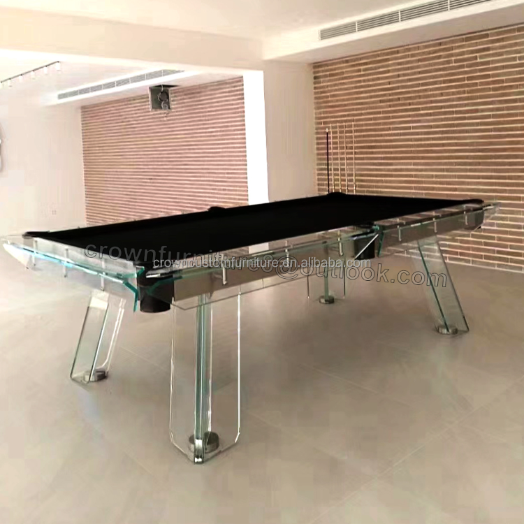 Designer's Latest Design Full Of Futuristic Toughened Glass Table Legs ...