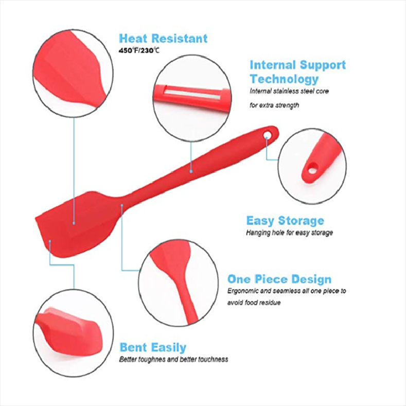 Wholesale High Quality Spatula Heat Resistant Food Grade Silicone ...