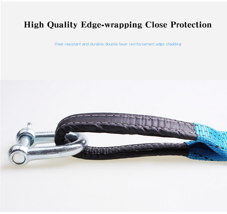High Quality Flexible Heavy Duty Durable 8ton 4meter Car Twoing Rope ...