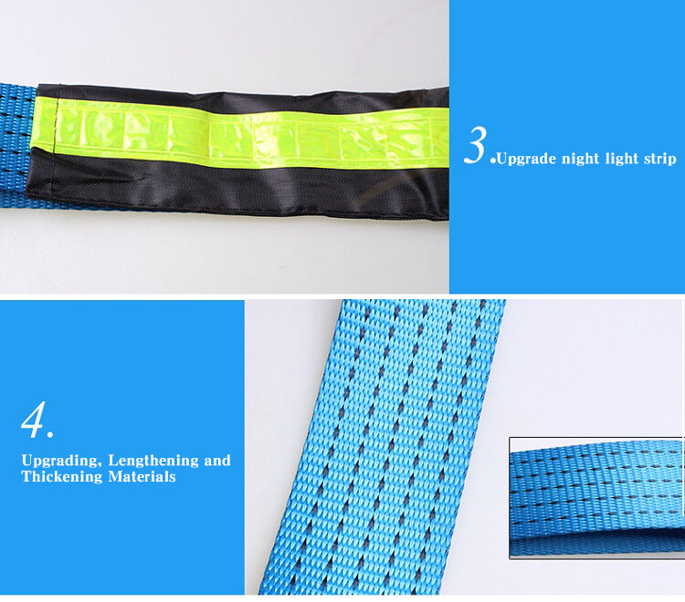 High Quality Flexible Heavy Duty Durable 8ton 4meter Car Twoing Rope ...