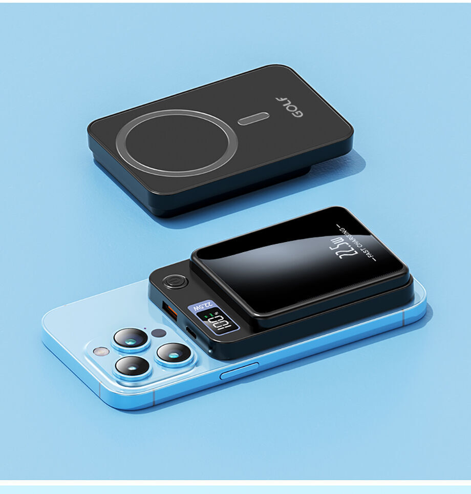 Buy Wholesale China Magsafe Power Bank 10000mah Magnetice Wireless Lcd ...