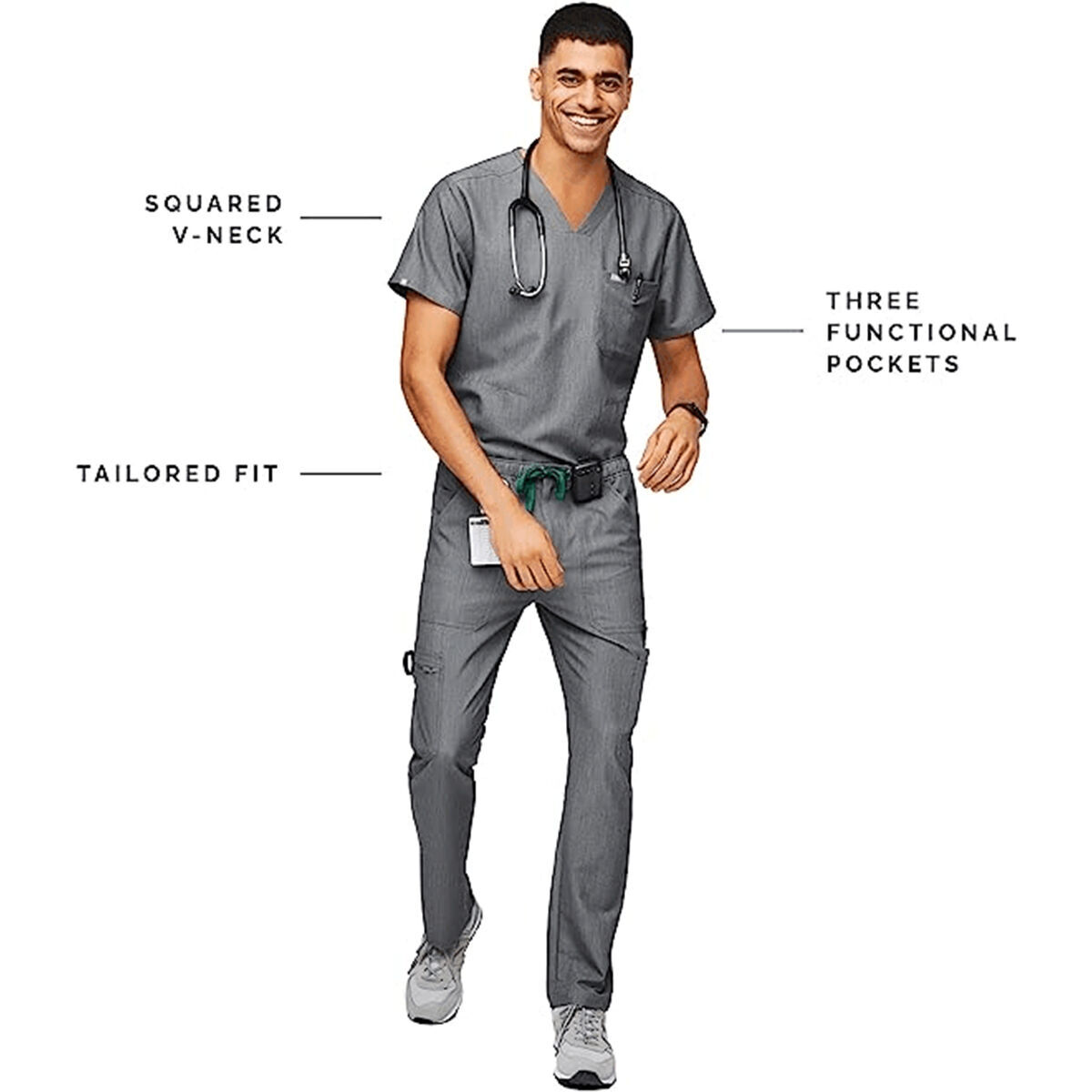 Buy Wholesale China Oem Cynolux Scrub Top For Men – 3 Pockets, Tailored ...