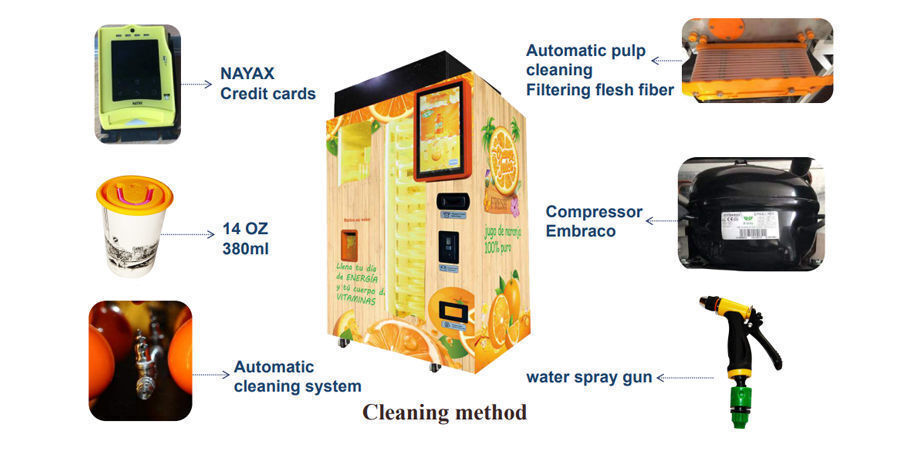 Buy Wholesale China Qr Code Payment Orange Juice Vending Machine & Qr ...