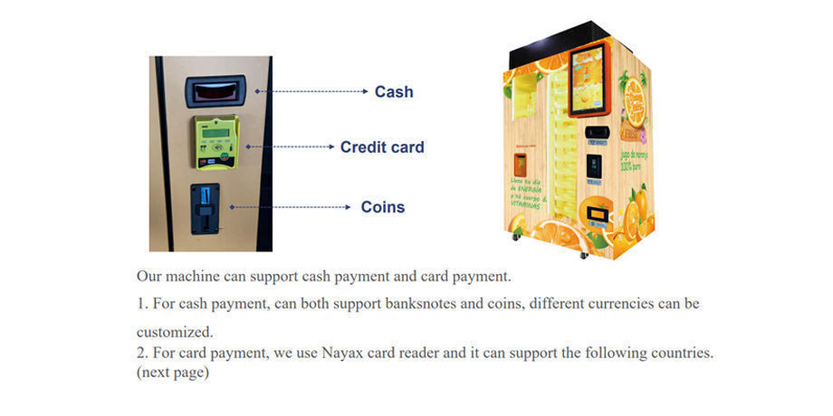 Buy Wholesale China Qr Code Payment Orange Juice Vending Machine & Qr ...
