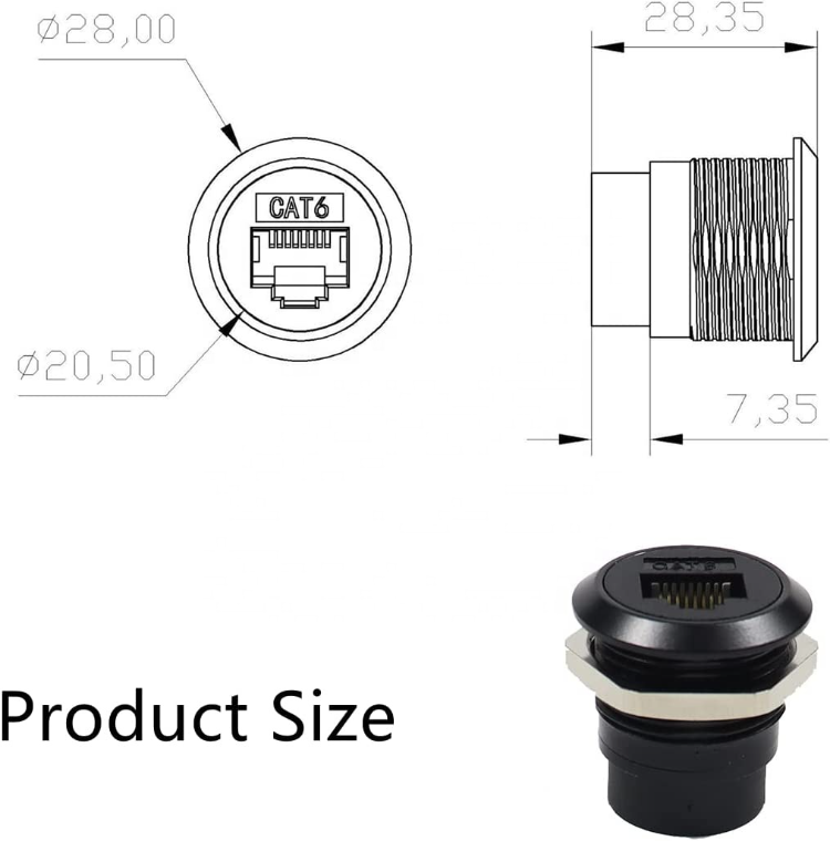 Buy Wholesale China Rj45 Panel Mount Coupler Giet Ethernet Lan Pass ...