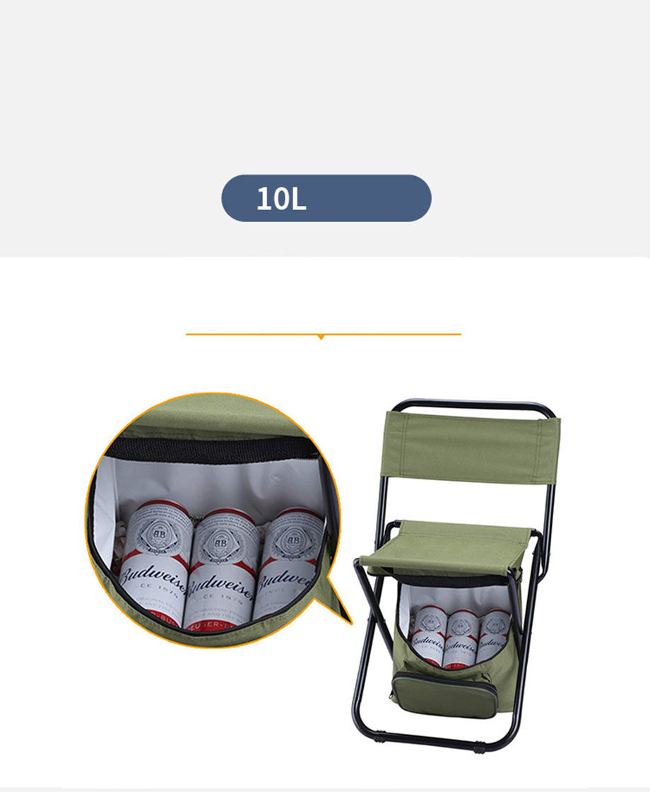 Buy Wholesale China Portable Outdoor Folding Ice Chair With Storage Bag ...