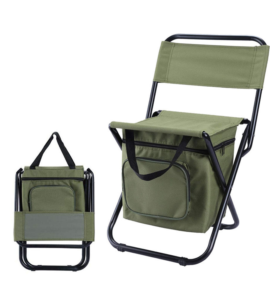Buy Wholesale China Portable Outdoor Folding Ice Chair With Storage Bag ...