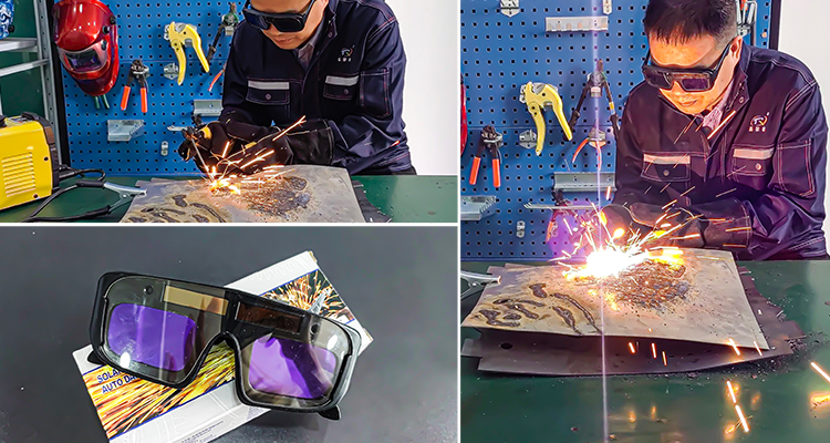 Auto-darkening Welding Glasses With Replacement Lenses - Buy China ...