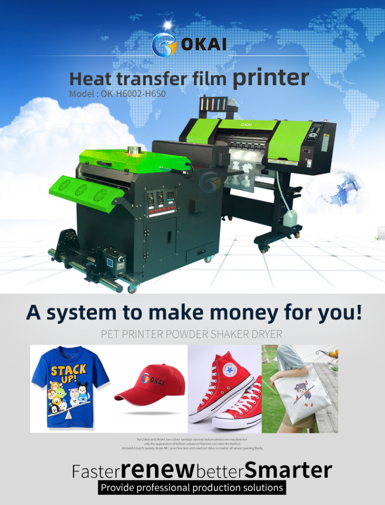 Okai Dtf Printer I3200 Digital Transfer Film Heat Pet Film Dtf Printer Printing Machine Dtf ...