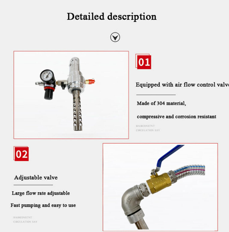 Impa 591651 Marine Pneumatic Drum Pump For Suction - China Wholesale ...