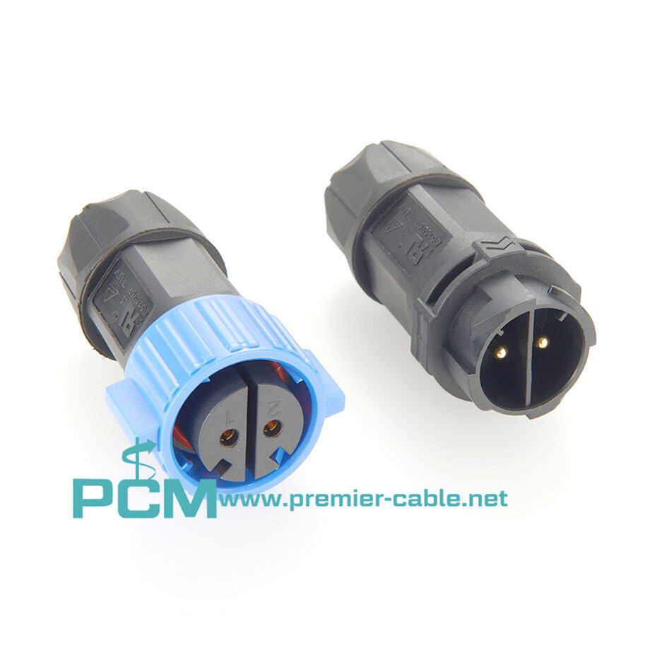 Buy Wholesale China 2 Pin 25a Waterproof Power Connector & M25 Ip67 ...