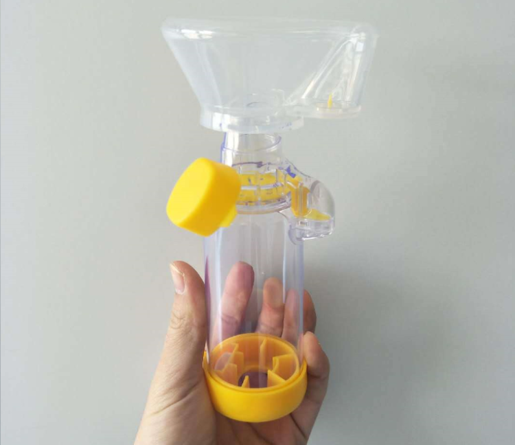 Aero Chamber With Silicone Mask,aerosol Chamber With Double Filter ...