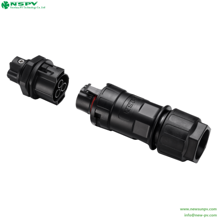 Buy Wholesale China Pv Ac 3 Pin Inverter Connector 500vac Panel Female ...