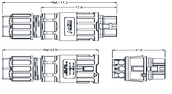 Buy Wholesale China Tuv Solar Ac Inverter 5p Connector Ip68 Cable Male ...