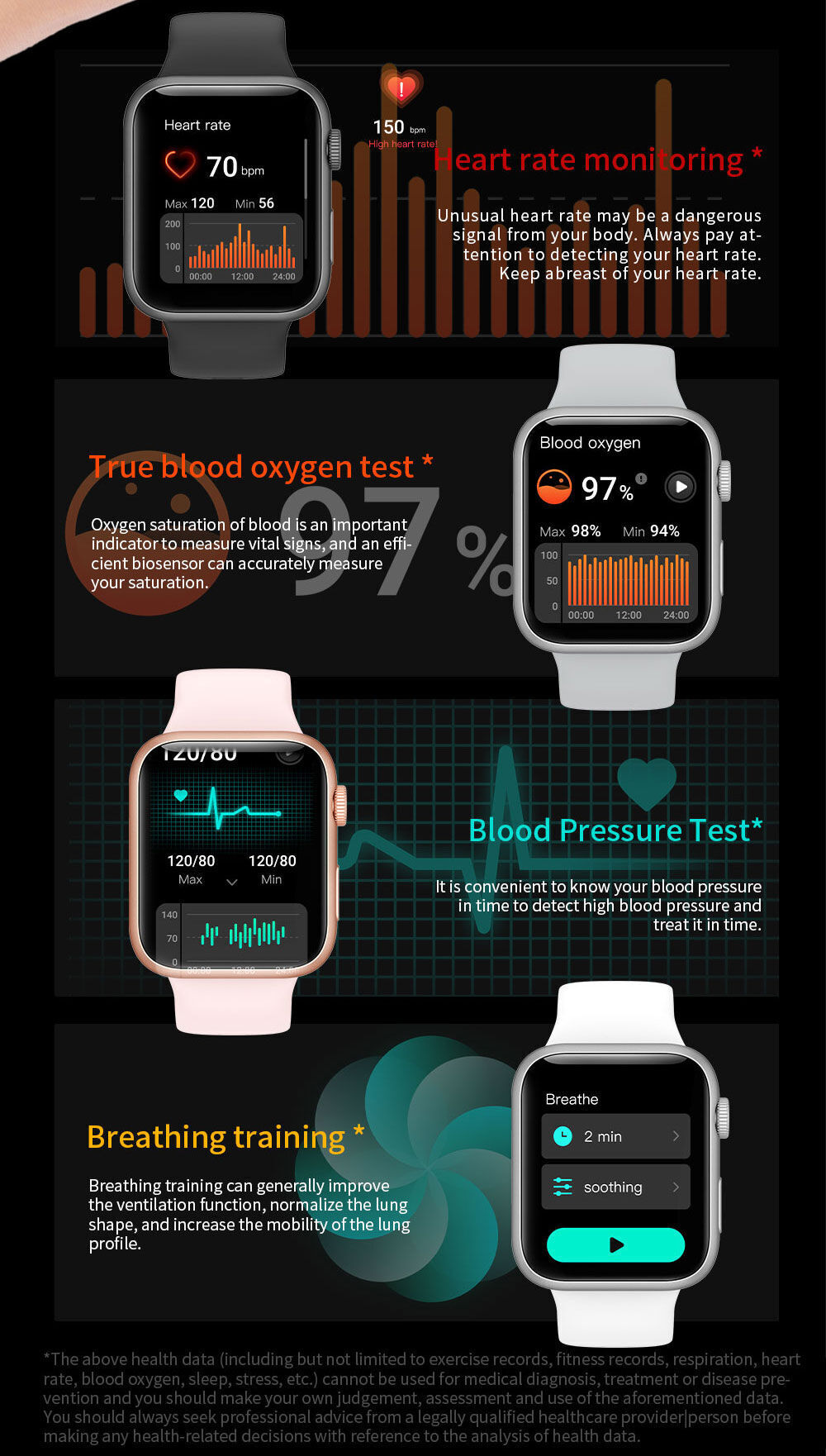 Buy Wholesale China Super Hot & Classical Unisex Smart Watch Ip68 ...