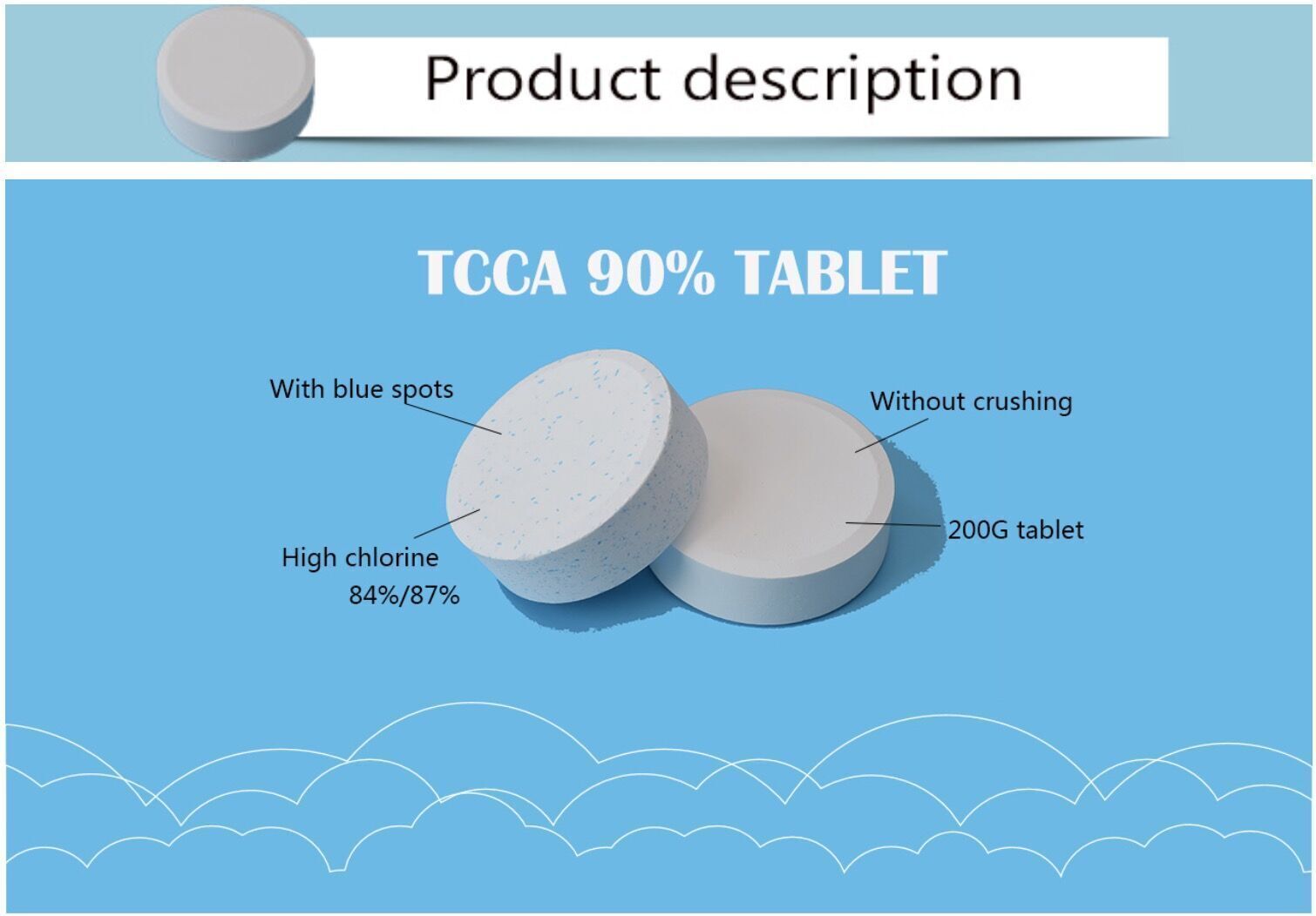 Buy Wholesale China Tcca Disinfection Tablets Clean Up The Pool Water ...