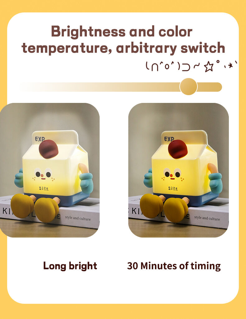 Buy Wholesale China Wholesale Milk Box Cartoon Design Night Light For ...