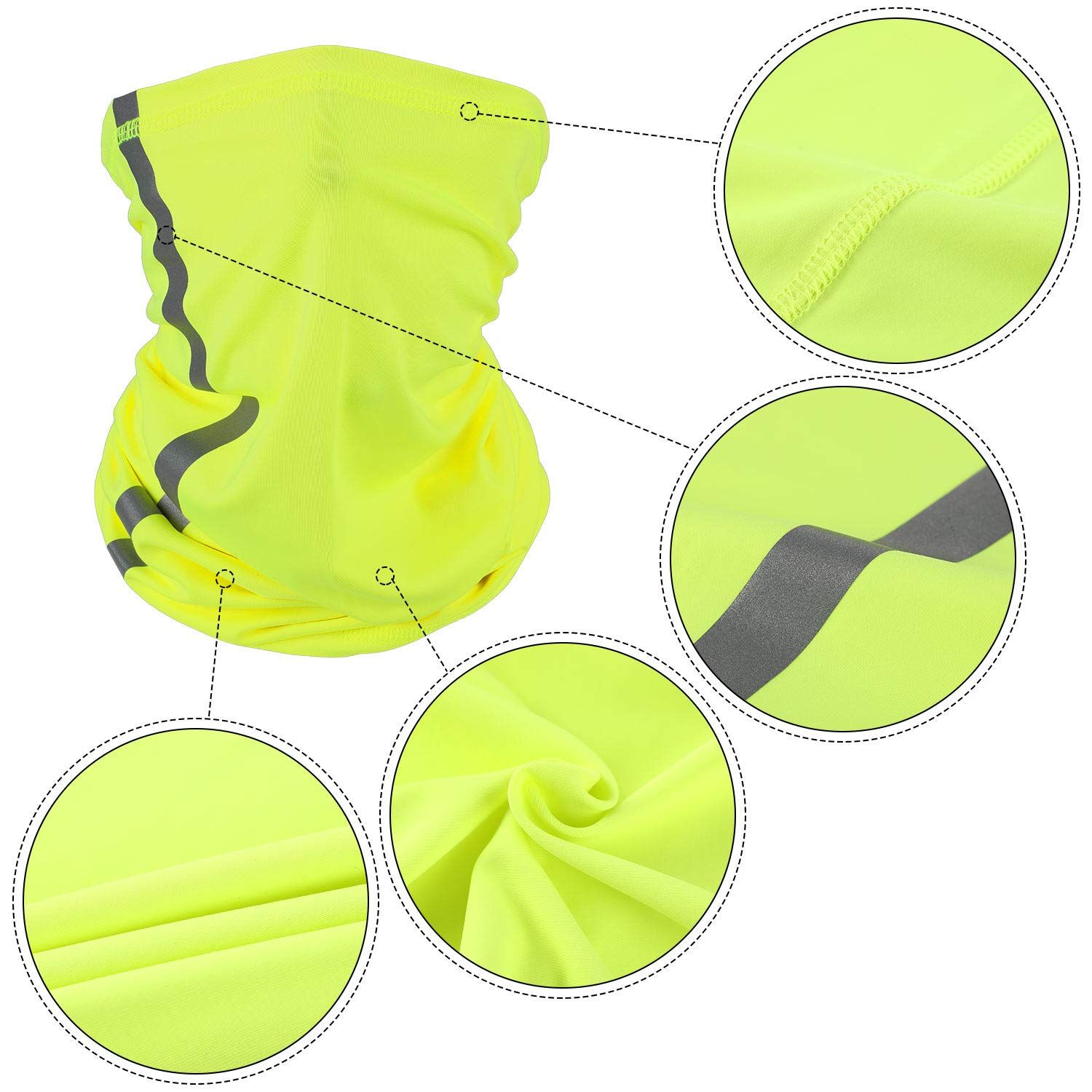 Hard Accessories Neck Protection High Visibility Full Brim Mesh Sun ...