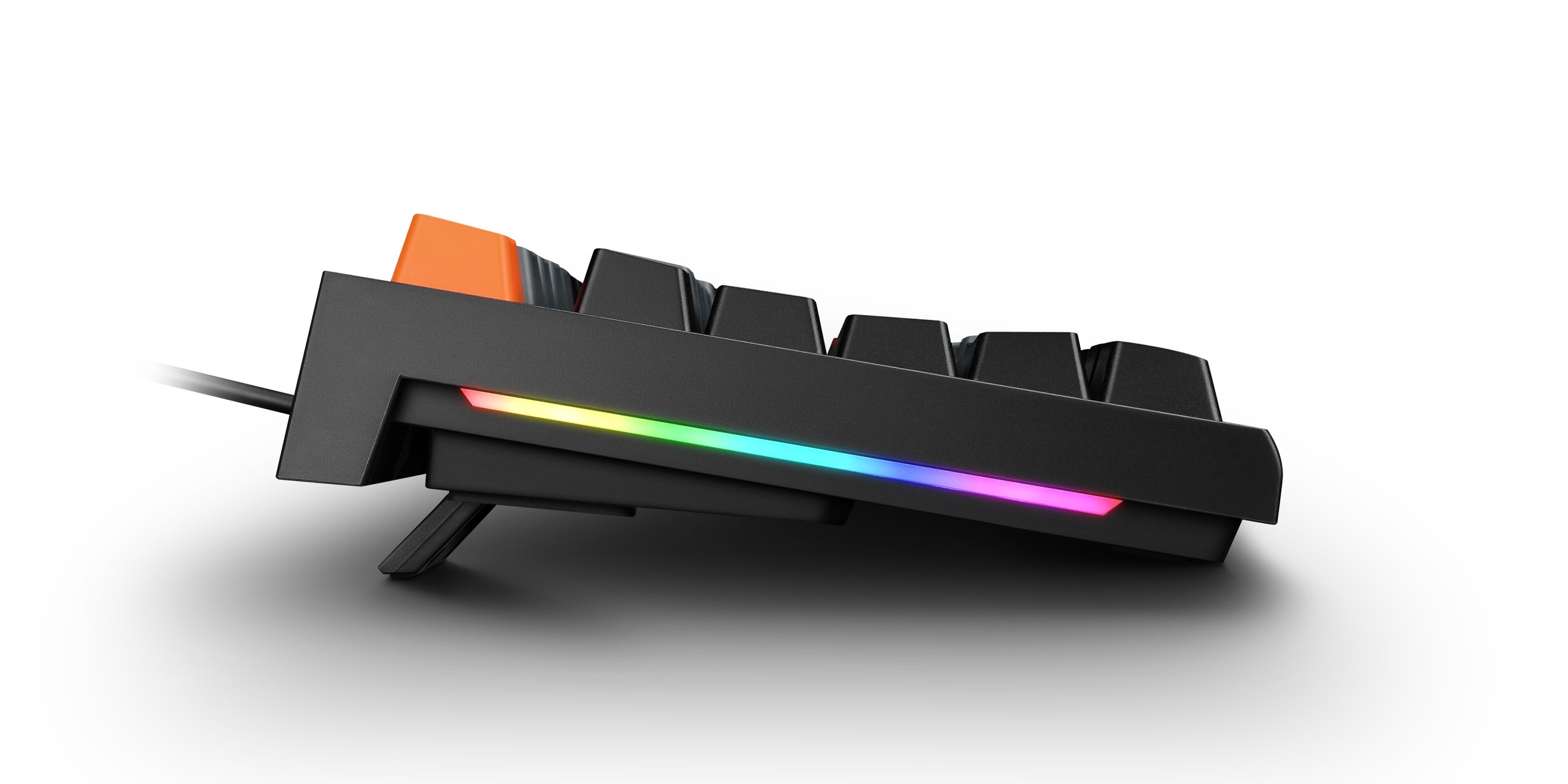 Tkl 85% Size Mechanical Keyboard With Rgb/rainbow Backlight And Gasket ...