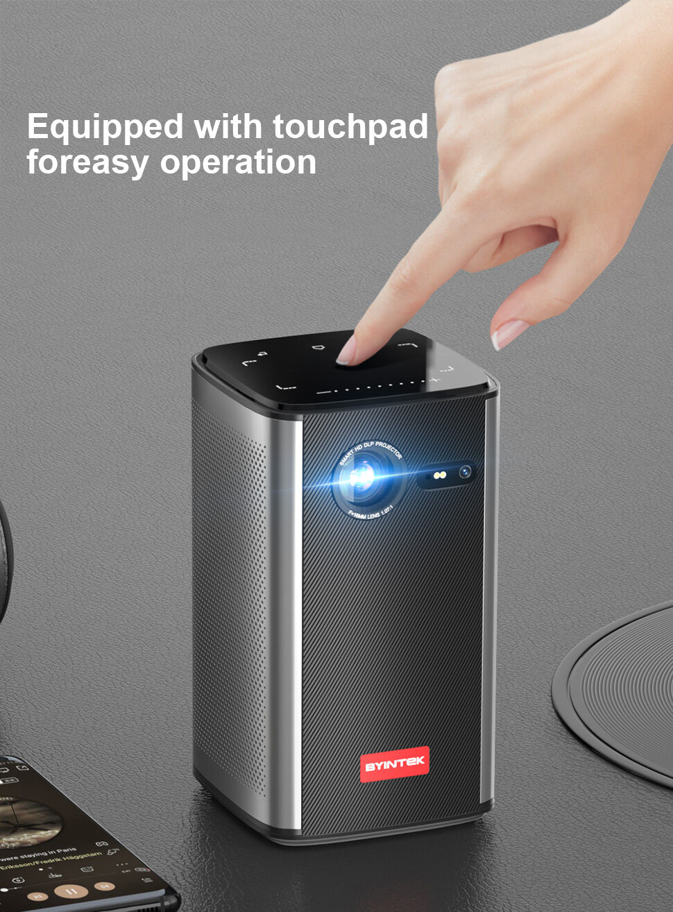 Buy Wholesale China Byintek P70 New Mini Dlp Android 9.0 Os Wifi 3d ...