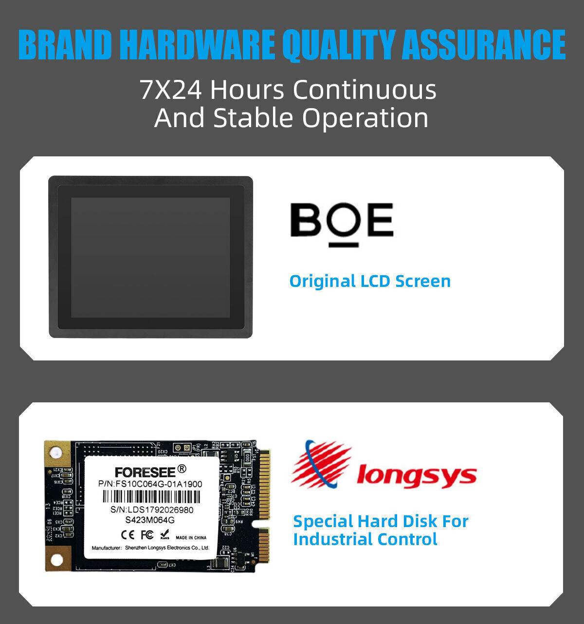 Buy Wholesale China Embedded Pc Industrial With Luminous 400 Cd/m2 Din ...