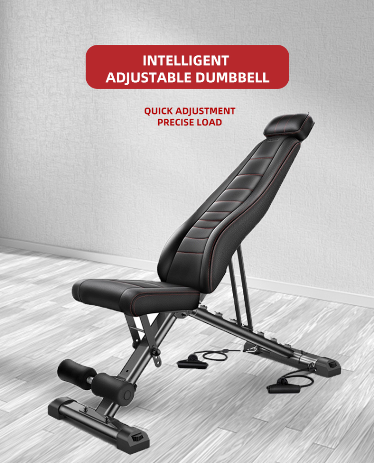 Home Multi Fitness Workout Foldable Adjustable Gym Equipment Weight ...