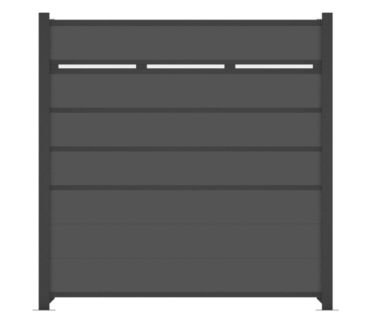 Buy Wholesale China Diy Size New Design Wpc Aluminum Wpc Fence Panels ...