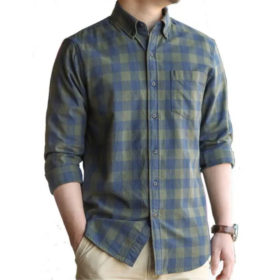 Buy Wholesale China Low Moq Oem Men's Plaid Check Flannel Shirt ...