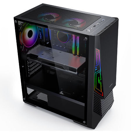 Buy Wholesale China Aojie 2051 Front With Argb Strip Support Atx/matx ...