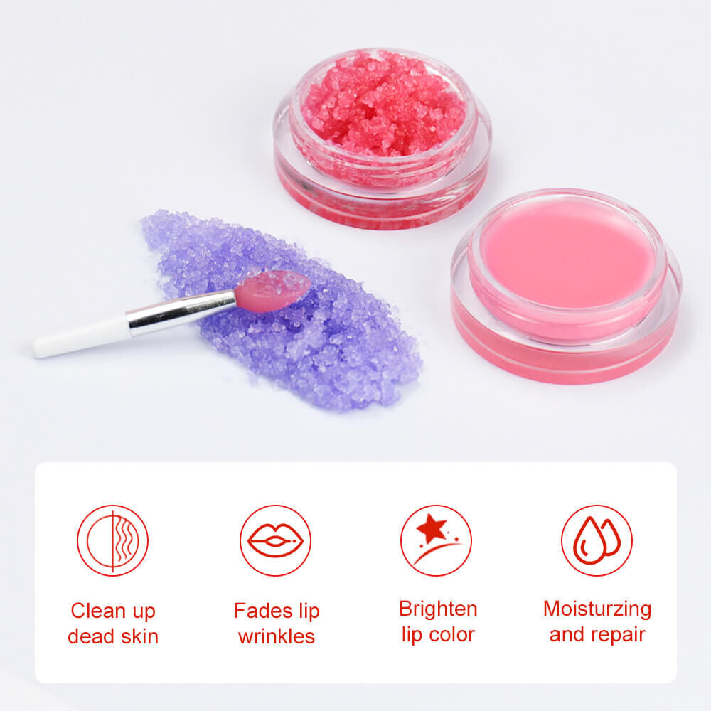 Buy Wholesale China Lip Scrub With Lip Balm Custom Logo Lips Oem In ...