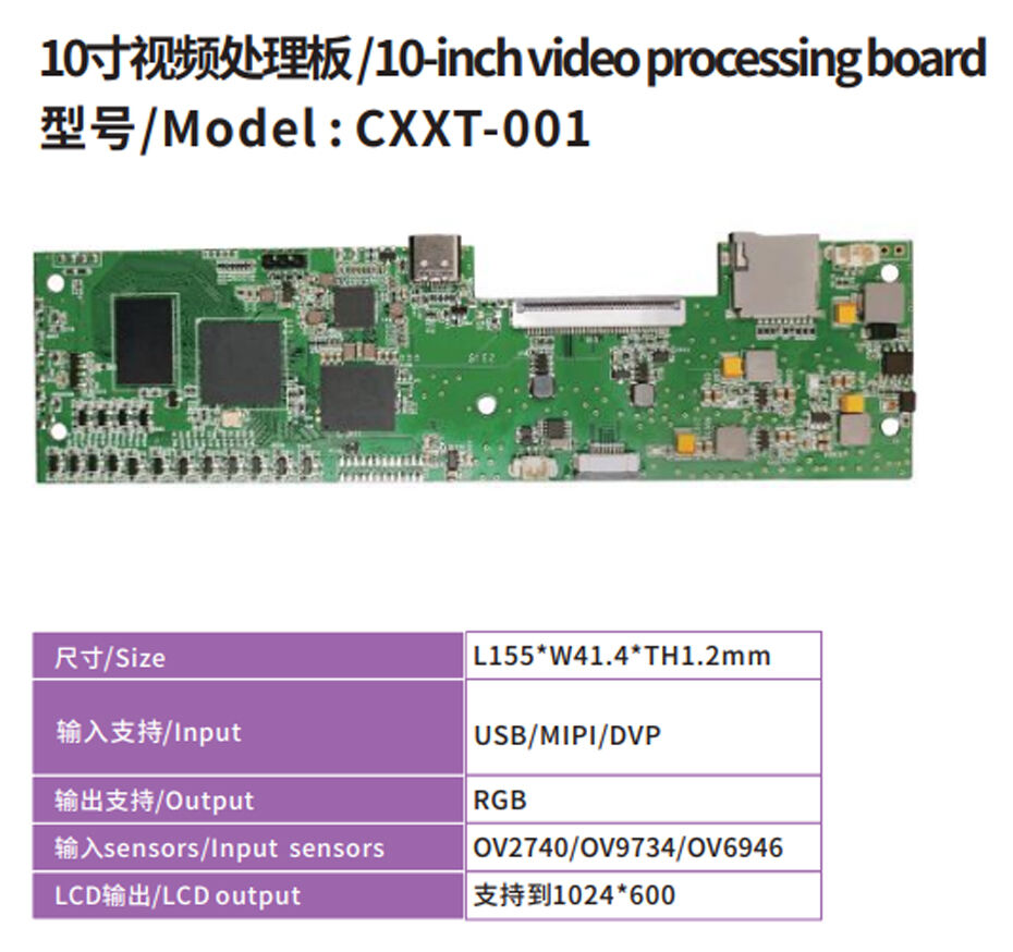 Buy Wholesale China 10.1 Inch Video Processing Board 1024*600 Lcd ...