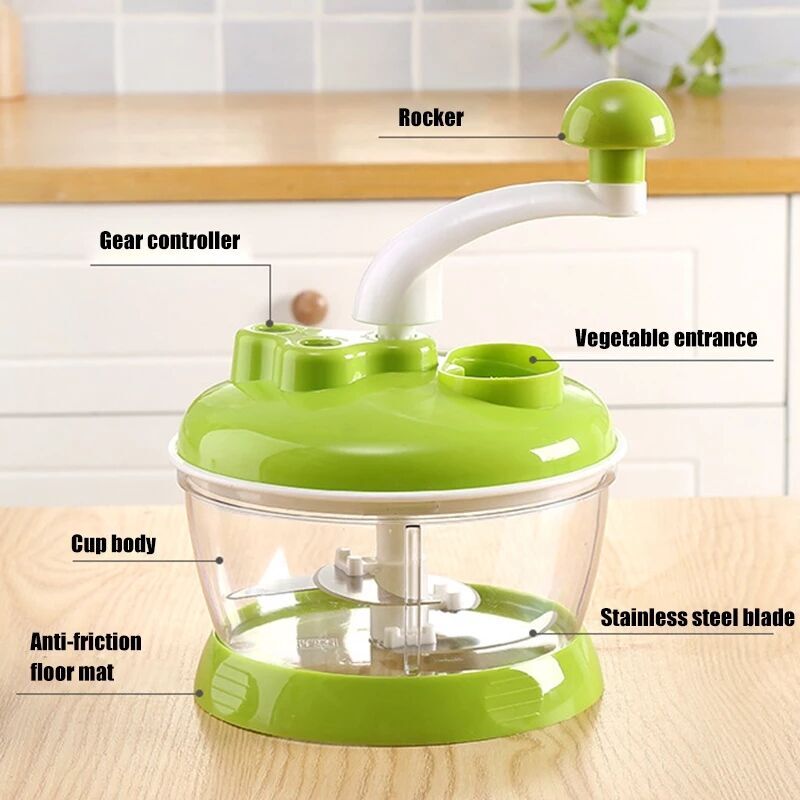 Wholesale Hand Shaking Type Drum Grater Food Processor Vegetable Cutter ...
